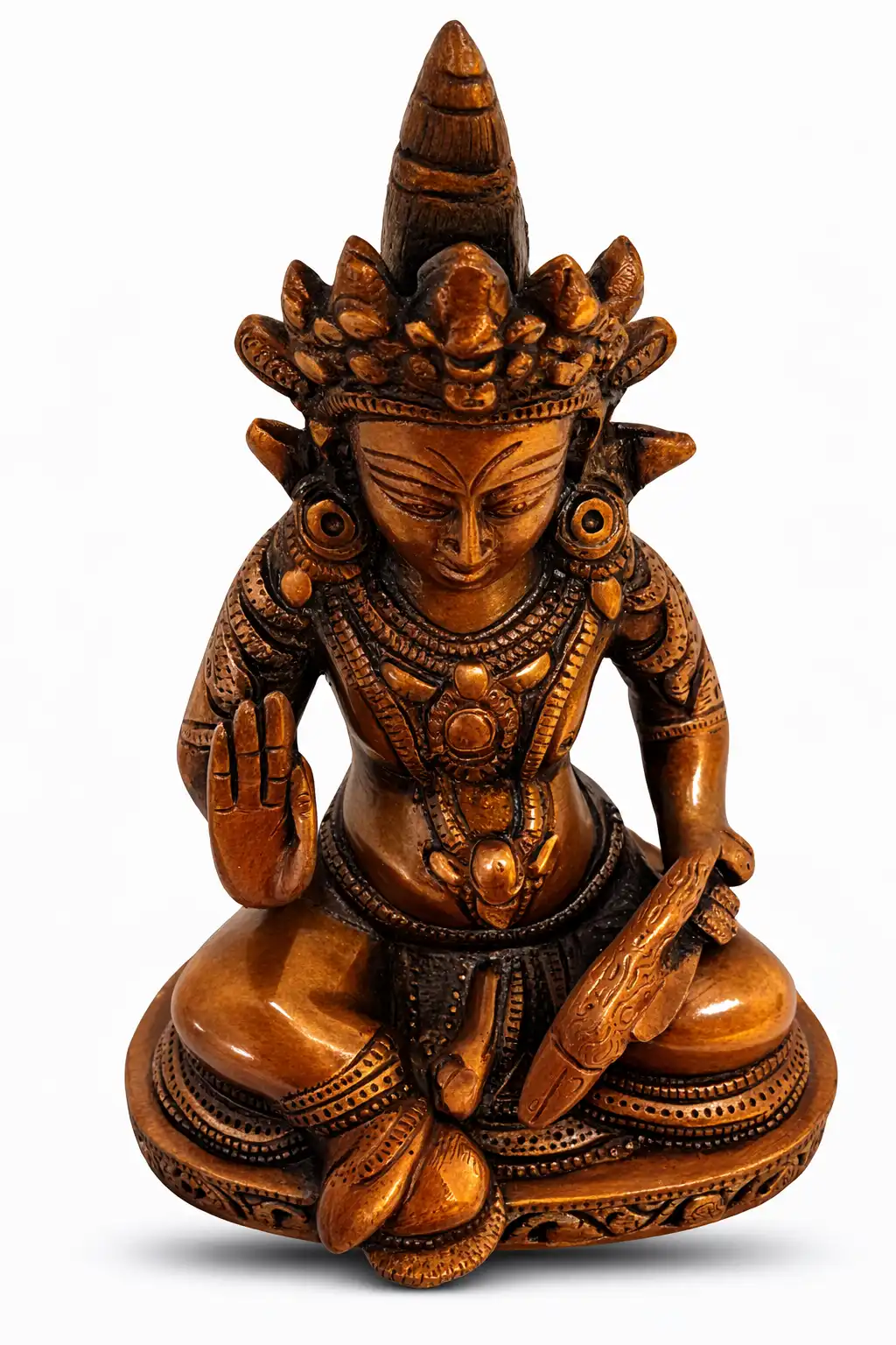Kuber Ji 8″ Brass Idol | Prosperity & Wealth | VastuGuruji